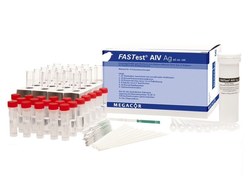 FASTest AIV ag - Avian Influenza Diagnostic Test Kit | Vetlab Supplies Ltd