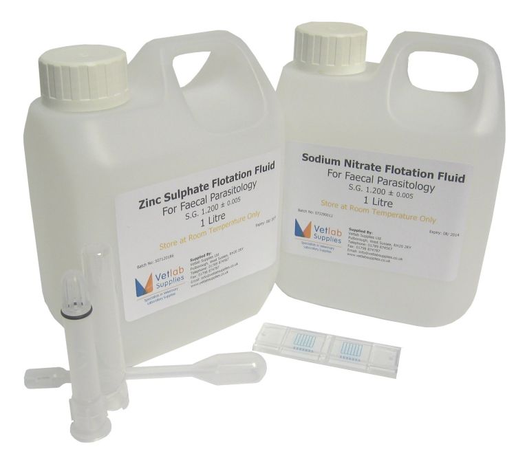 Faecal Flotation Solutions for Parasitology | Vetlab Supplies Ltd